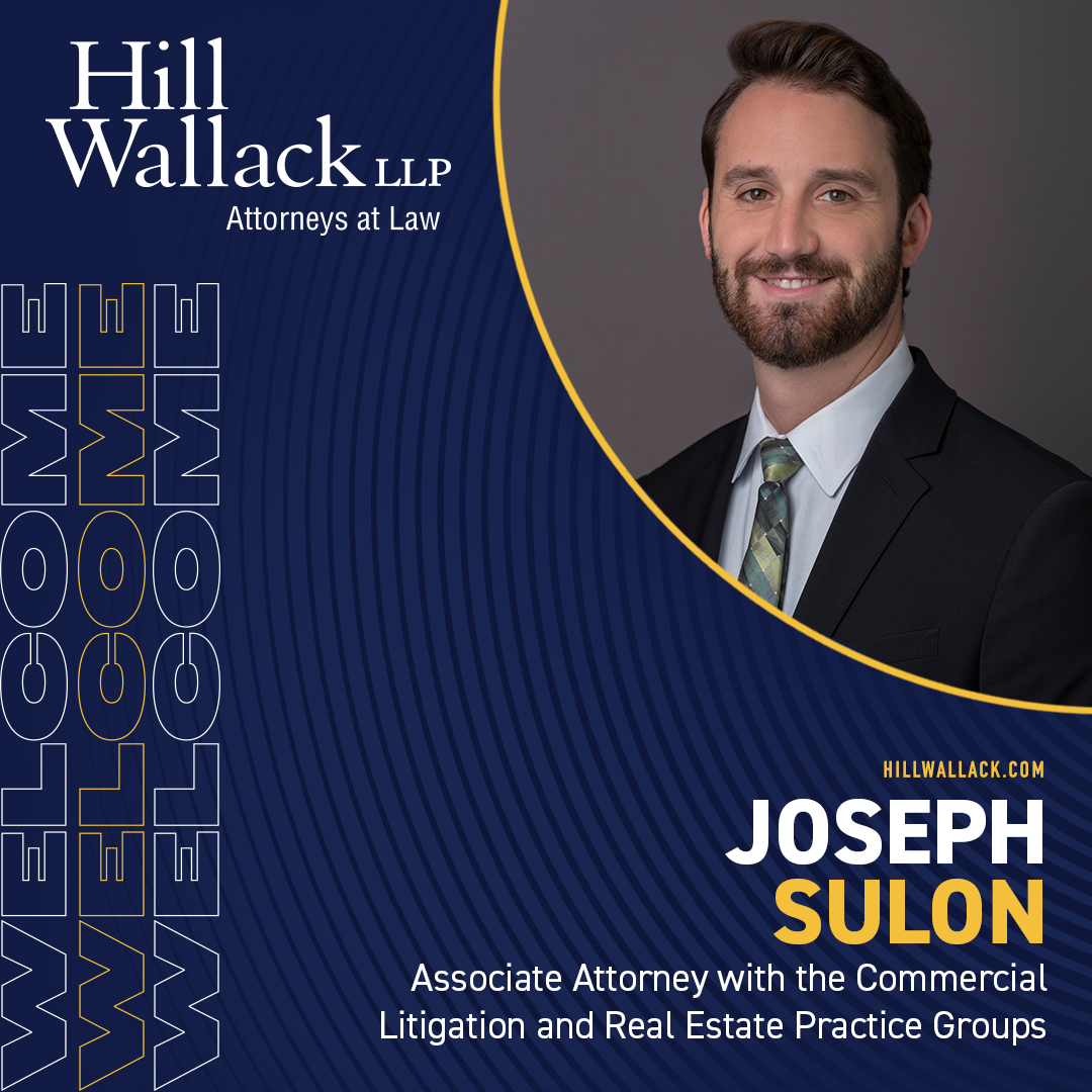 Hill Wallack Welcomes Two New Attorneys - Bucks County Bar